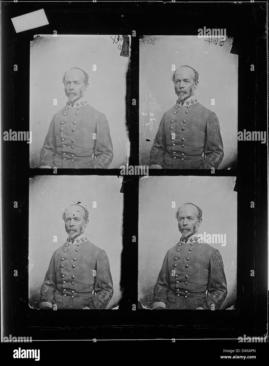 This photograph by Mathew Brady shows General Joseph E. Johnston of the ...