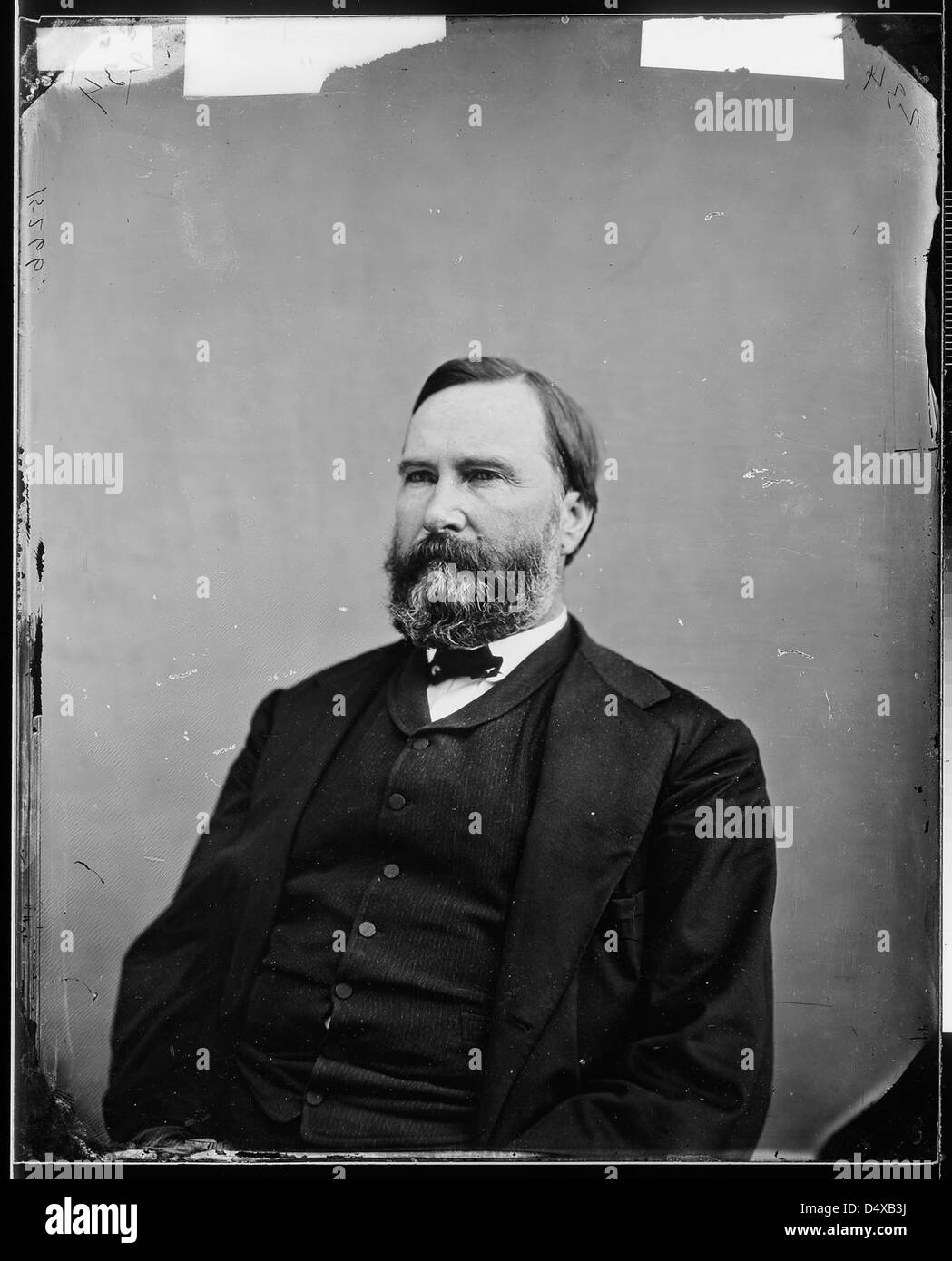 This photograph by Mathew Brady depicts General James Longstreet, a ...