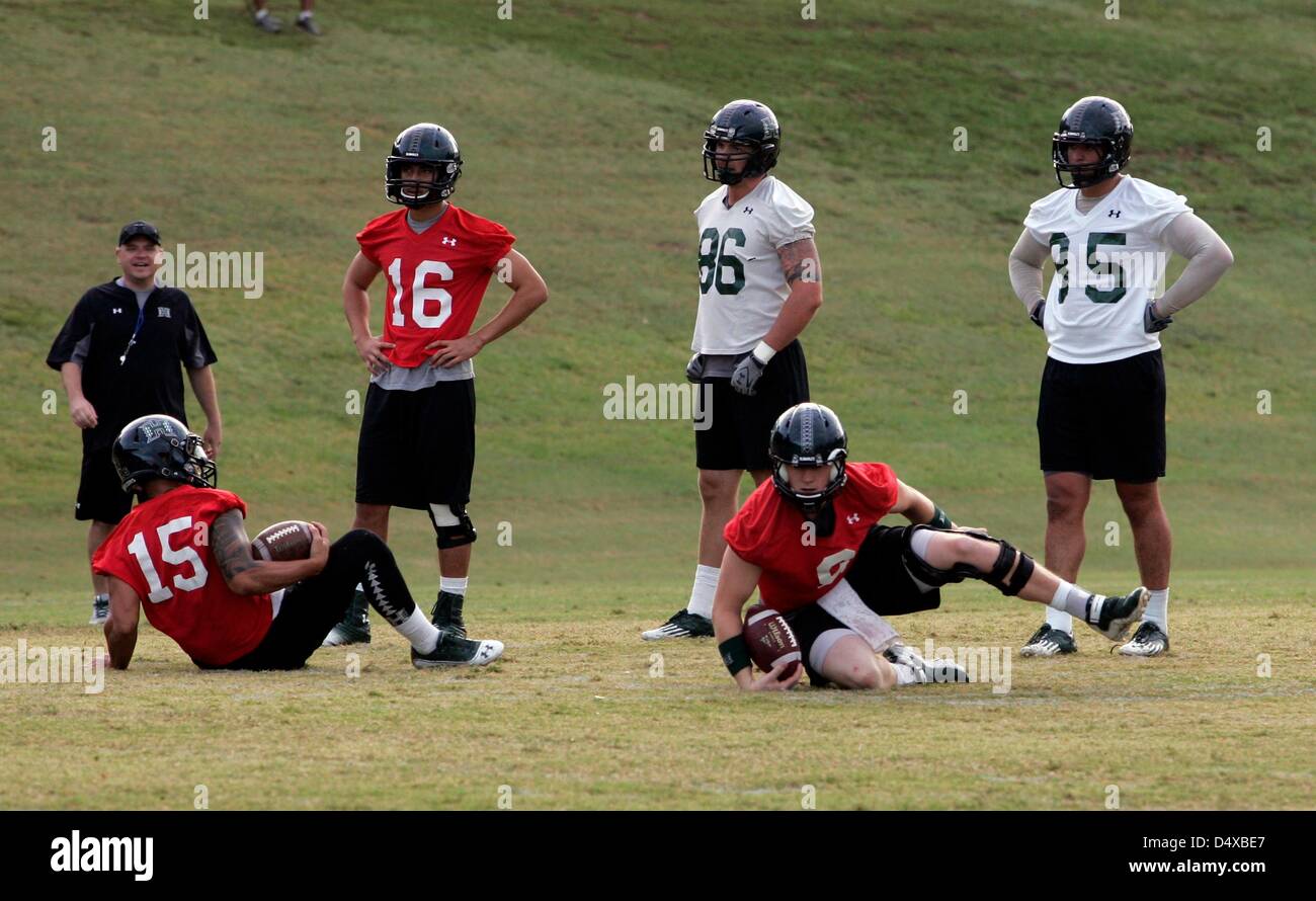 March 19, 2013 - Honolulu, HI, USA - March 19, 2013: Taylor Graham #8 ...