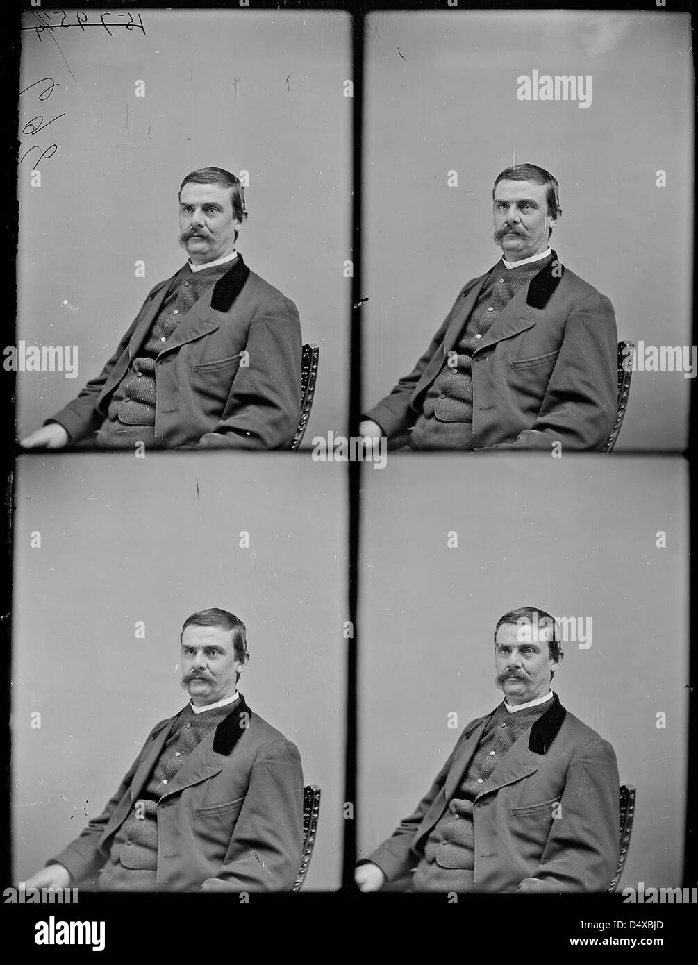 A Civil War-era photograph by Mathew Brady shows General John Echols, a ...