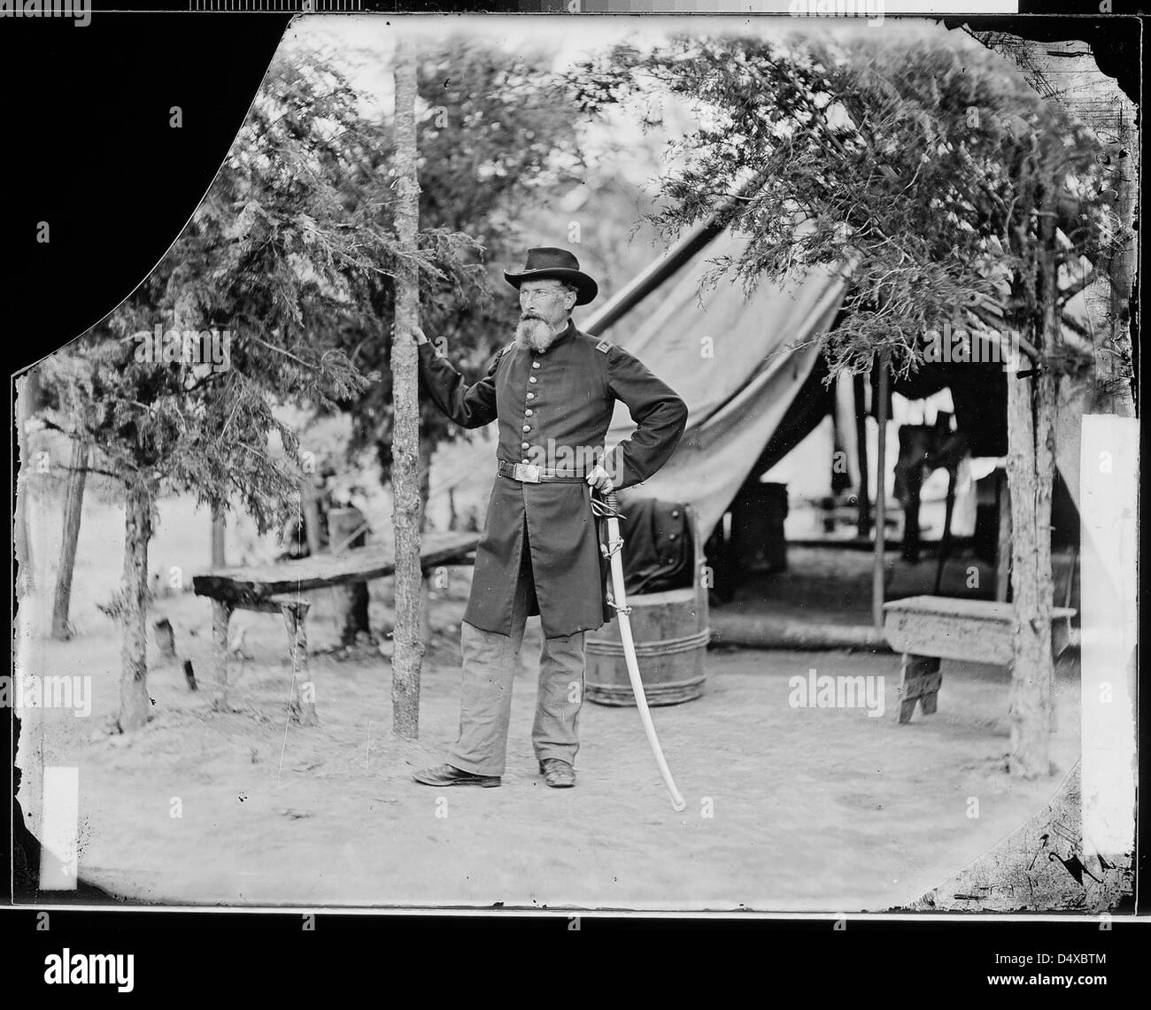 This photograph by Mathew Brady features Captain James O'Rourke of the ...