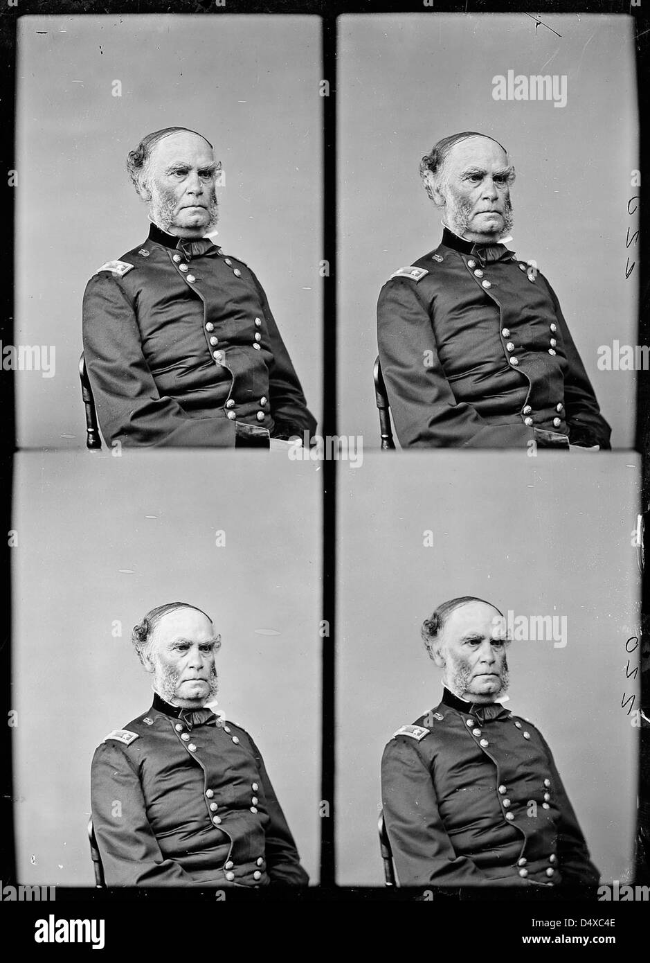 A portrait of General Samuel R. Curtis, taken by Mathew Brady during ...