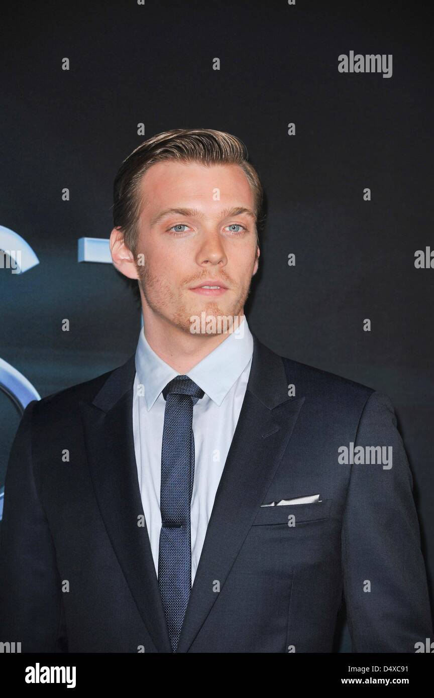 Hollywood, Los Angeles, CA, USA. March 19, 2013. Jake Abel at arrivals ...