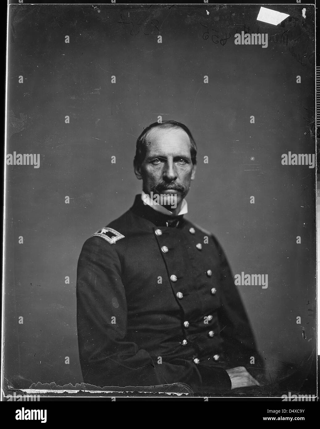 This photograph by Mathew Brady captures General Solomon Meredith ...