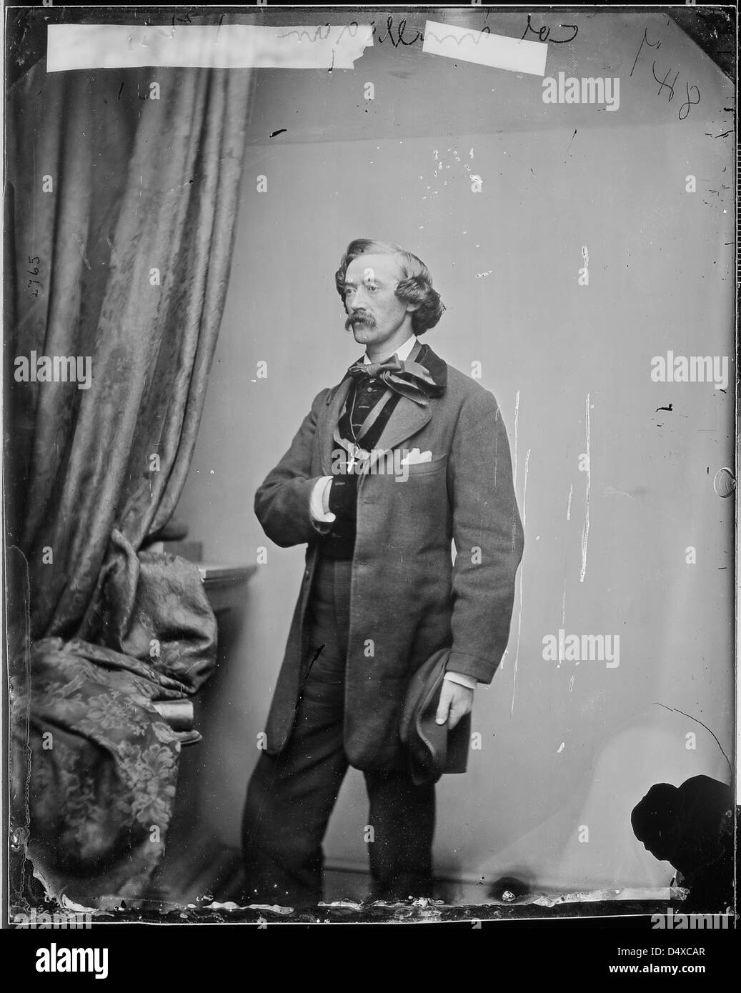 A Civil War portrait of General James A. Mulligan, captured by ...