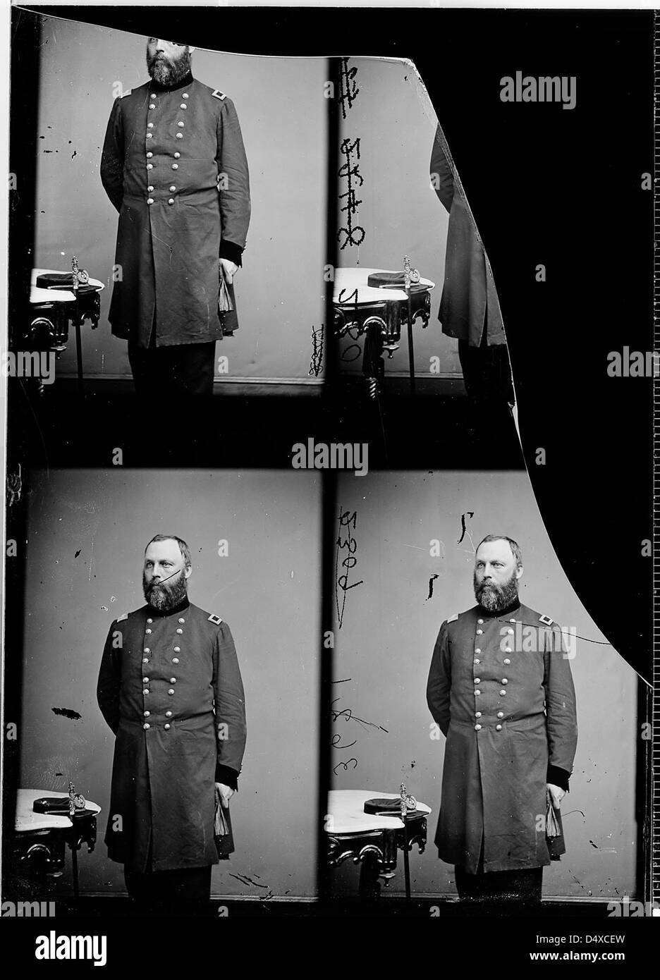 A photograph by Mathew Brady of Surgeon General William A. Hammond ...