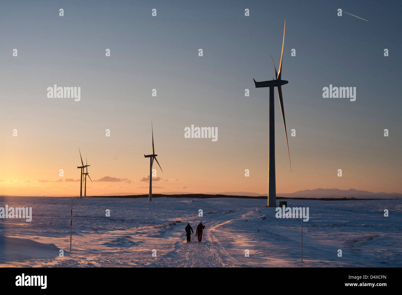 A view of ScottishPower's Whitelee wind farm, East Renfrewshire Stock ...