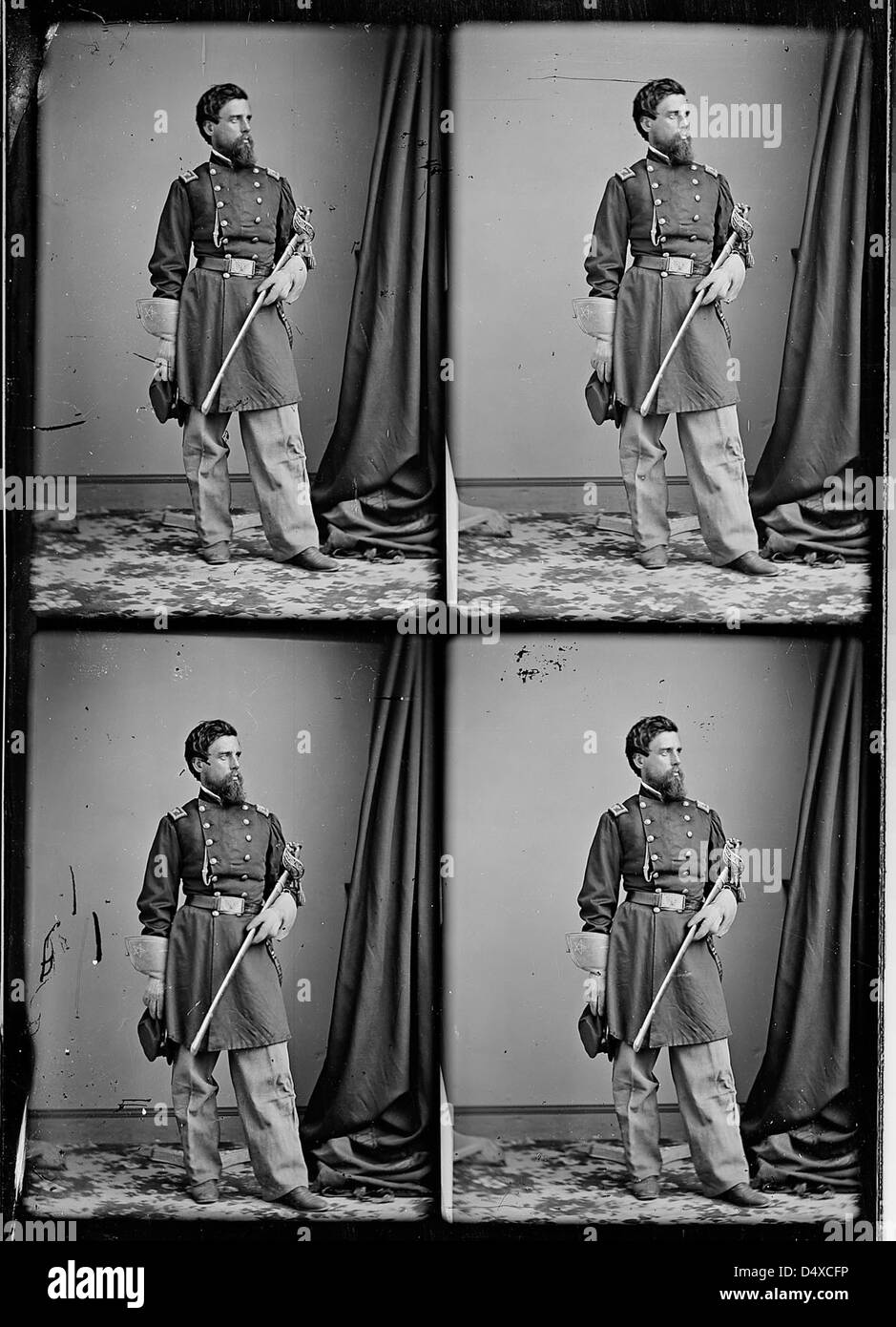A portrait of a Union officer from the Civil War, captured by renowned ...