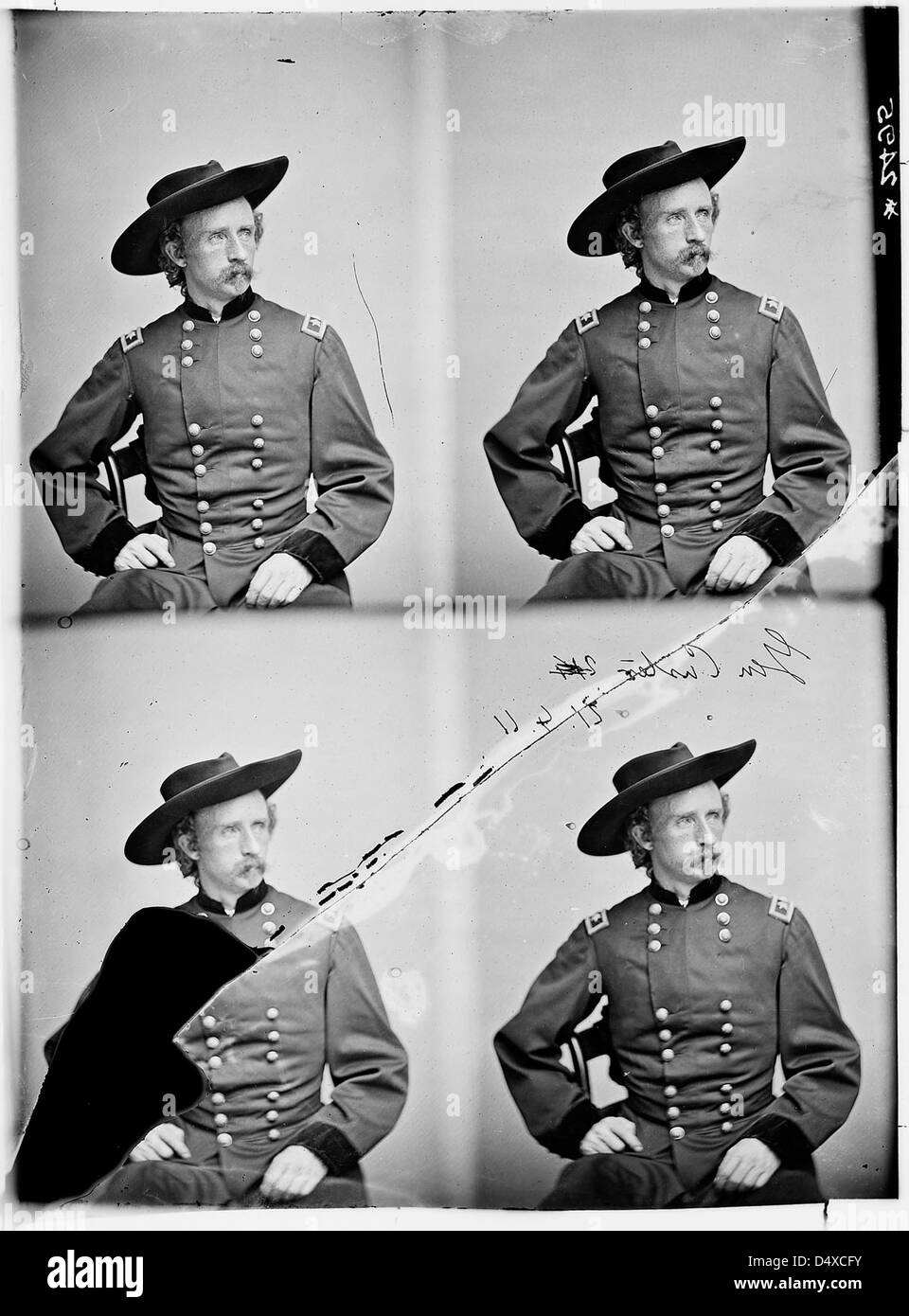 Gen. George A. Custer Stock Photo - Alamy