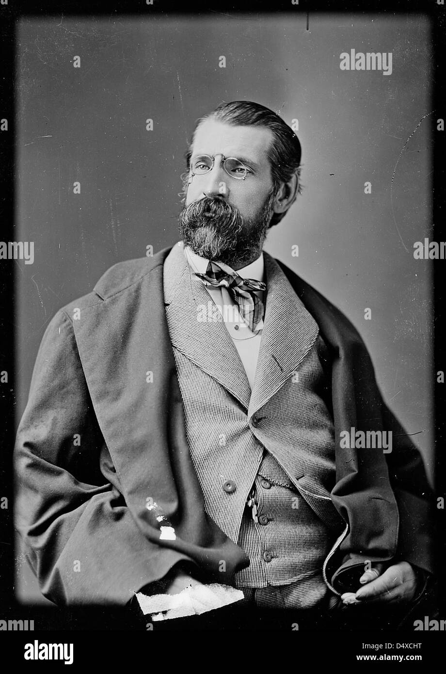 This photograph by Mathew Brady shows a 'gentleman' from the Civil War ...