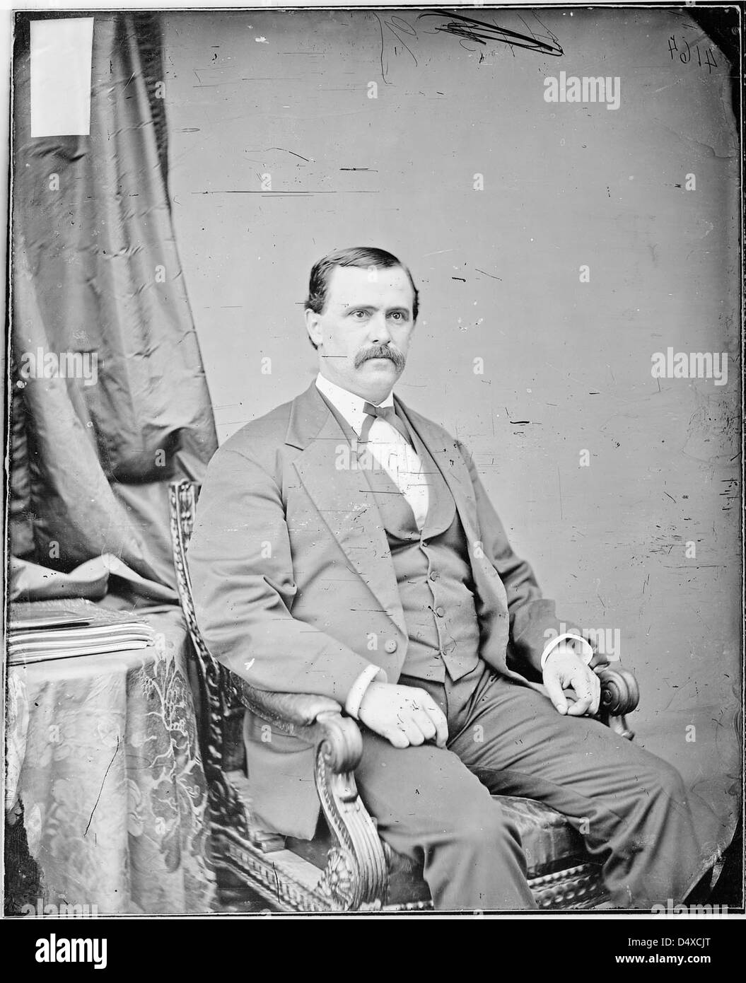 A portrait of a gentleman from the Civil War era, photographed by ...