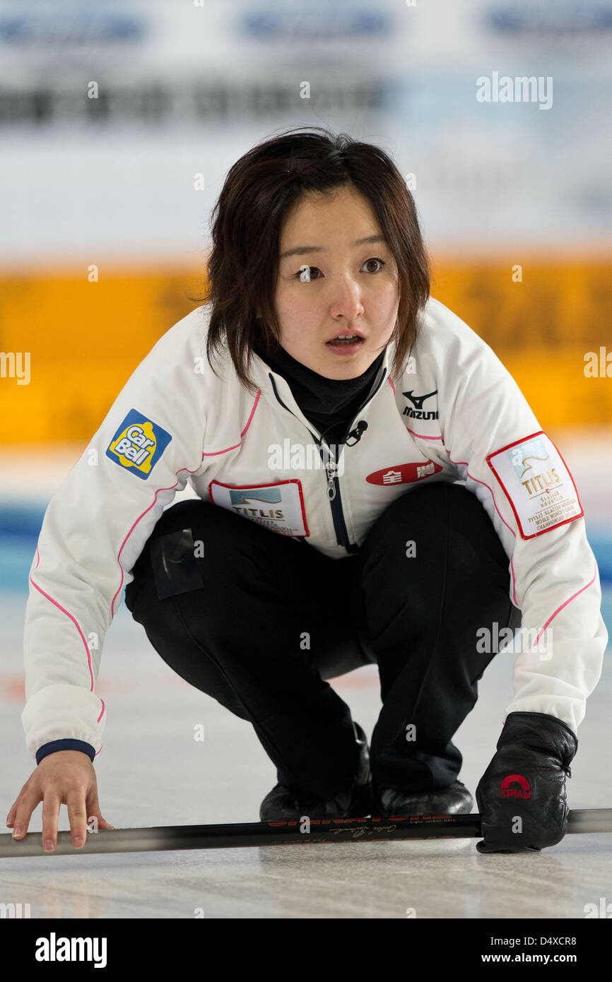 Satsuki Fujisawa (JPN), MARCH 19, 2013 - Curling : World Women's ...
