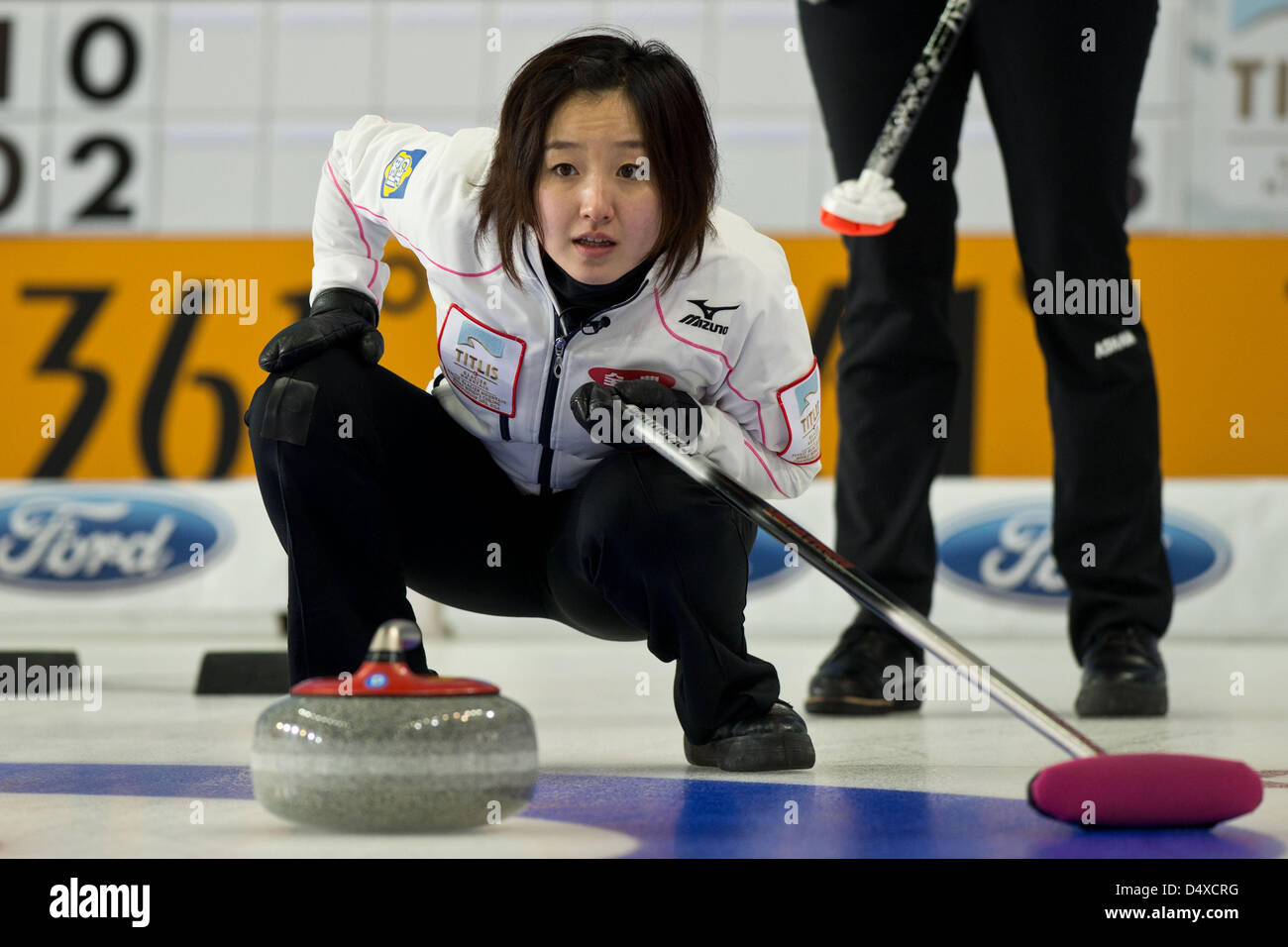 Satsuki Fujisawa (JPN), MARCH 19, 2013 - Curling : World Women's ...