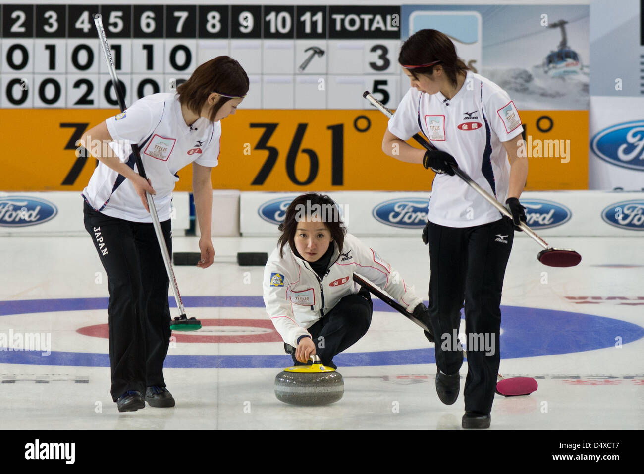 Satsuki Fujisawa (JPN), MARCH 19, 2013 - Curling : World Women's ...