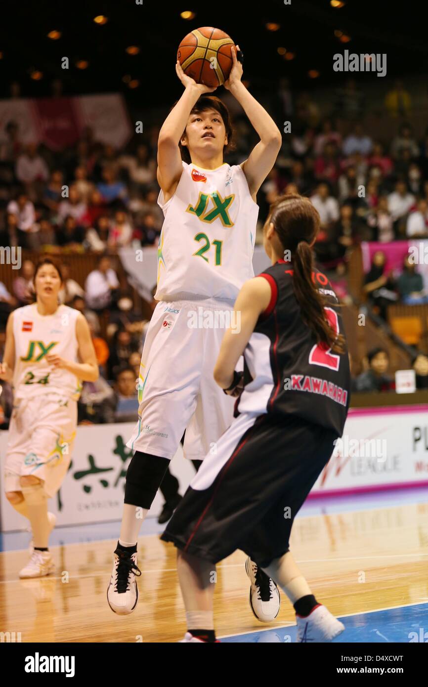 Yuka Mamiya (Sunflowers), MARCH 19, 2013 - Basketball : The 14th Women ...