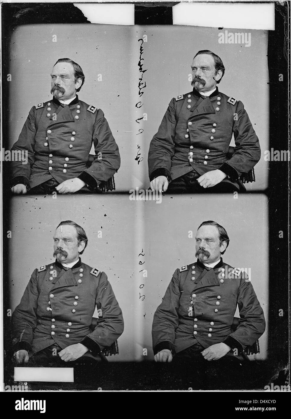 This photograph by Mathew Brady captures General Peter J. Osterhaus, a ...