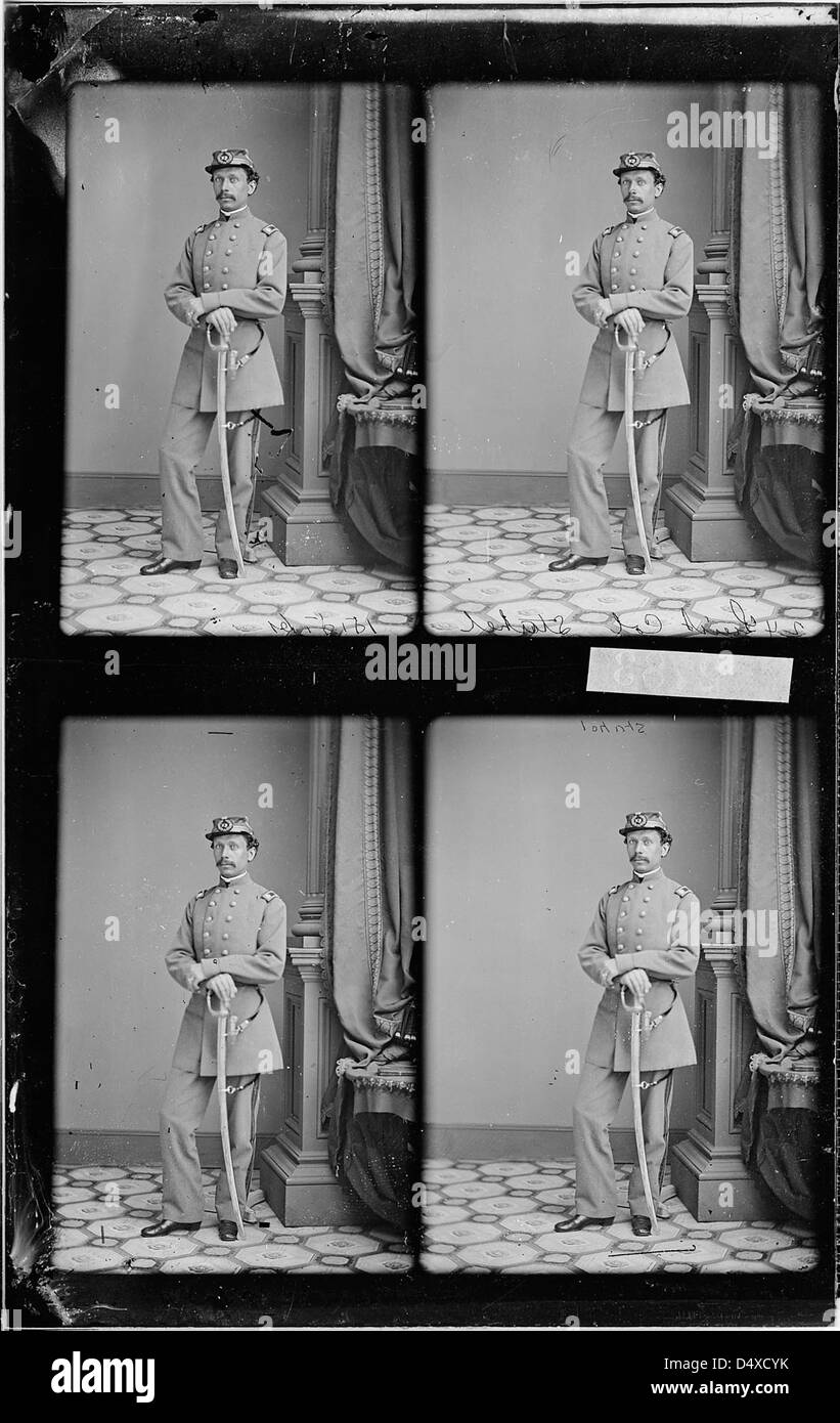 A portrait of General Julius H. Stahel from the Civil War, photographed ...