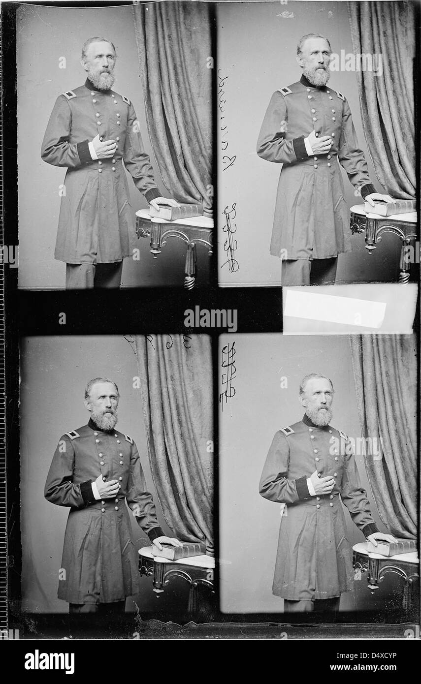 A portrait of General John G. Barnard, a prominent Union officer during ...