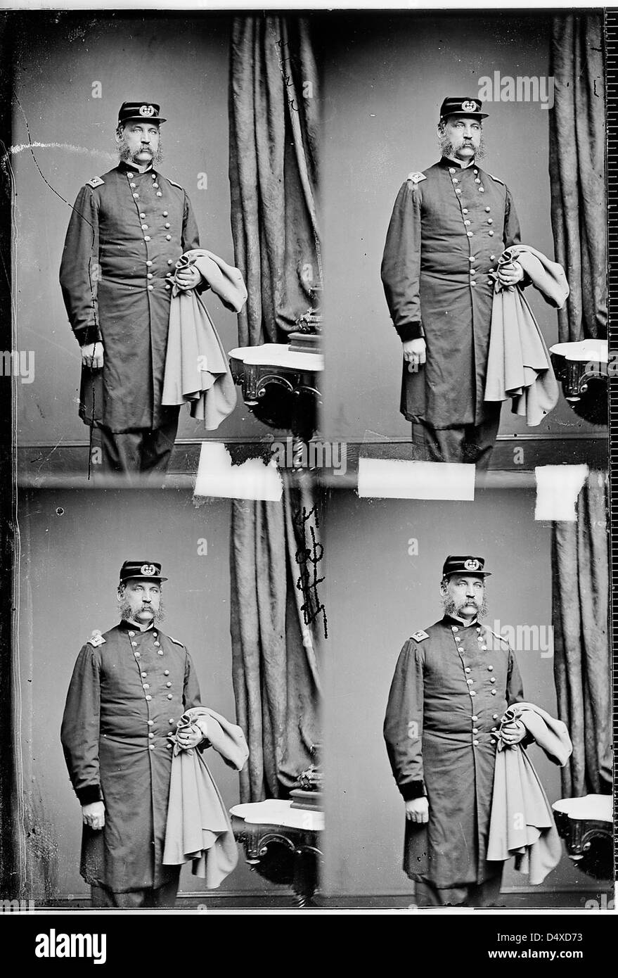 General John G. Foster, a Civil War military leader, is captured in a ...