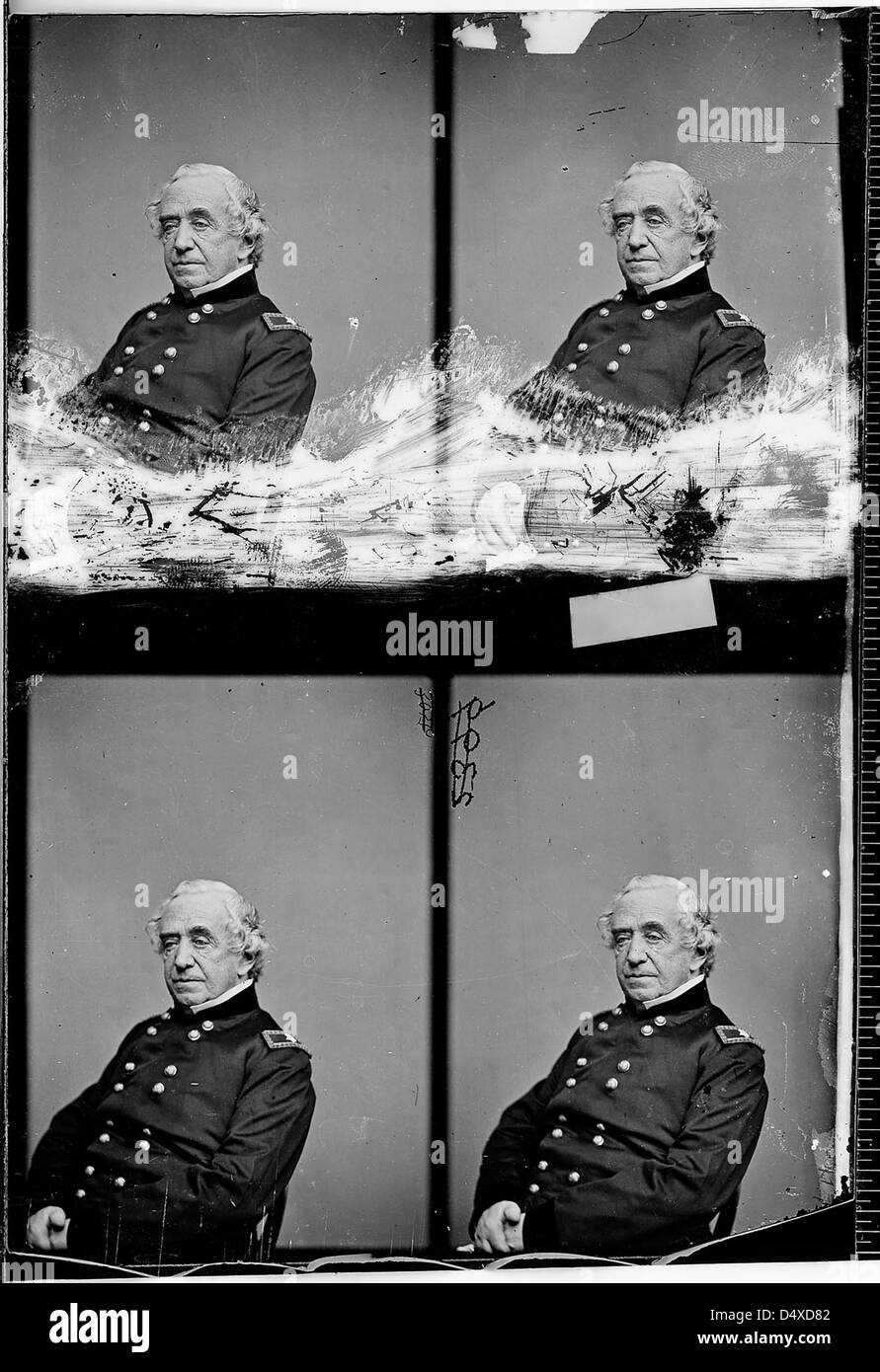 Photograph of General Joseph C. Totten, a key figure in the Civil War ...