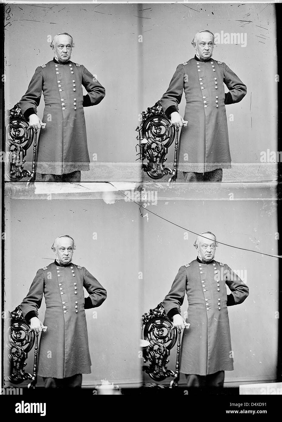 A photograph by Mathew Brady captures General Henry W. Halleck, a ...