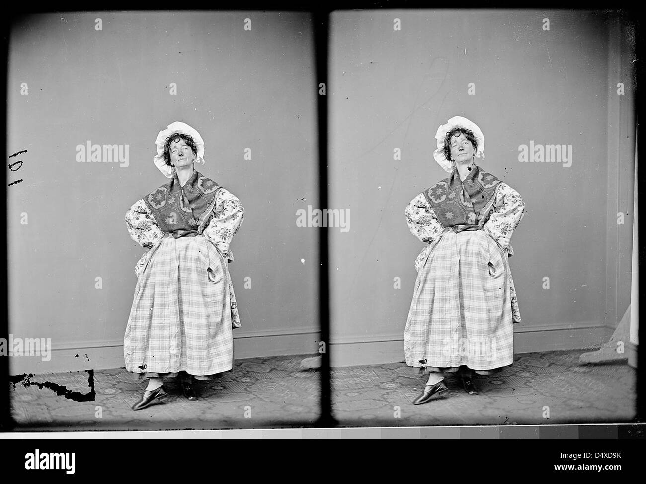 Portrait of a woman, likely an actress, photographed by Mathew Brady ...
