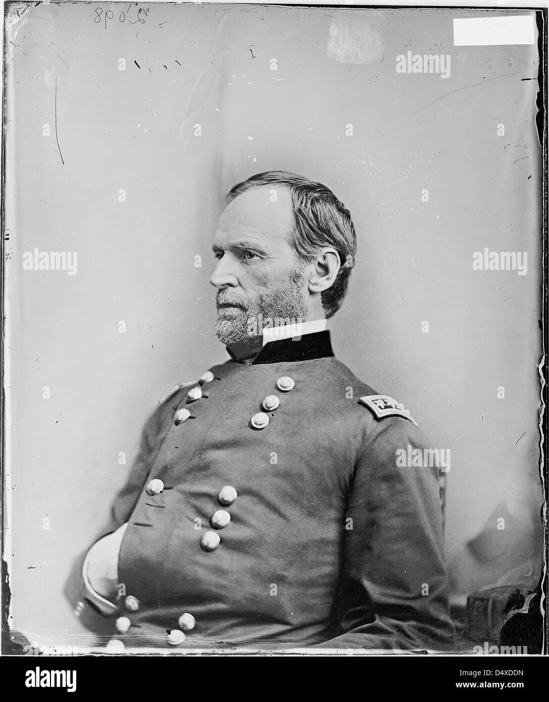 A portrait of General William T. Sherman, a prominent figure in the ...
