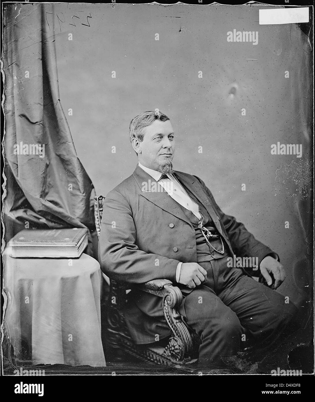A photograph of a distinguished gentleman from the Civil War era ...