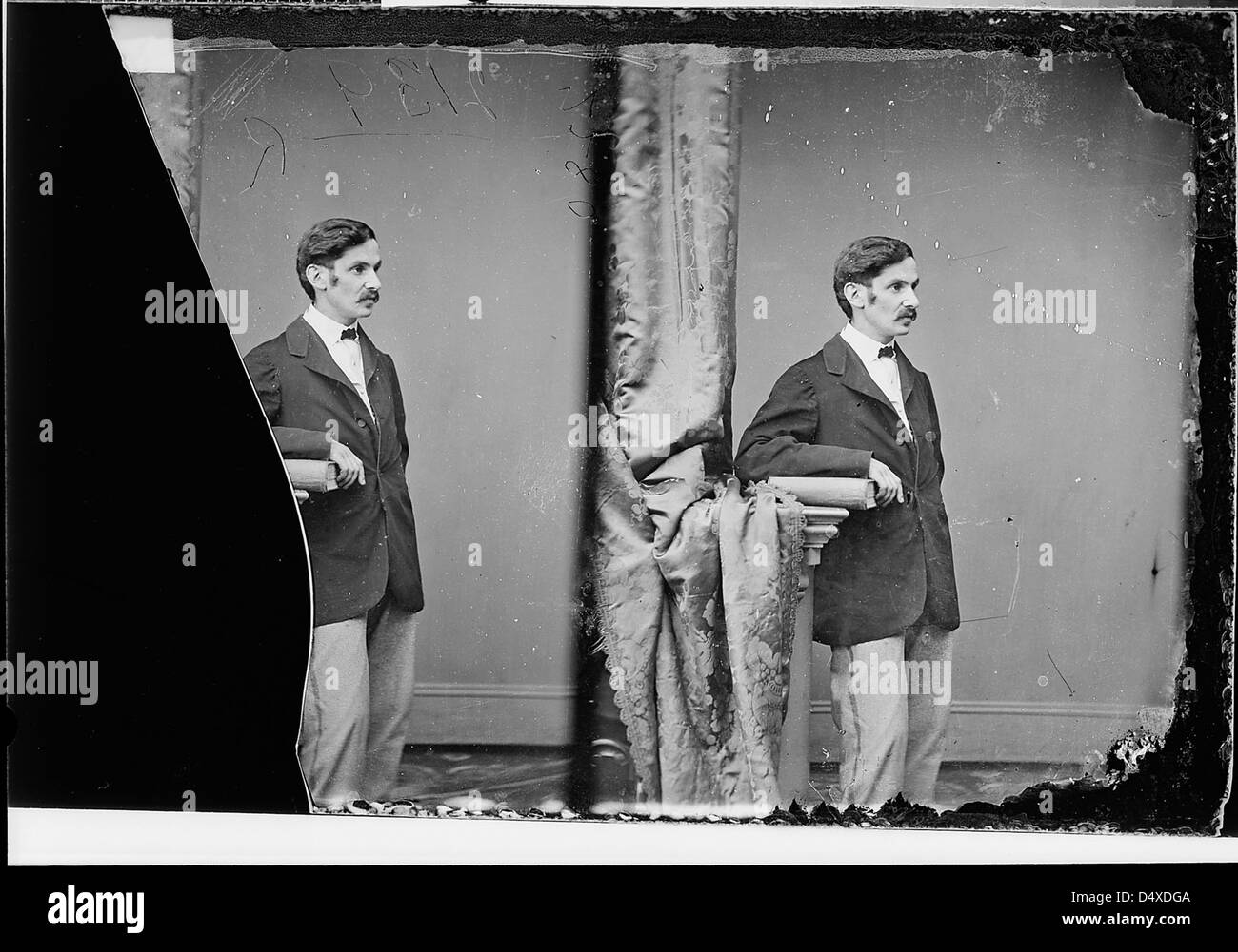 A portrait of a gentleman from the Civil War period, captured by Mathew ...