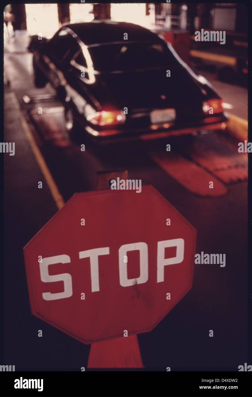 Car stopped for inspection hi-res stock photography and images - Alamy
