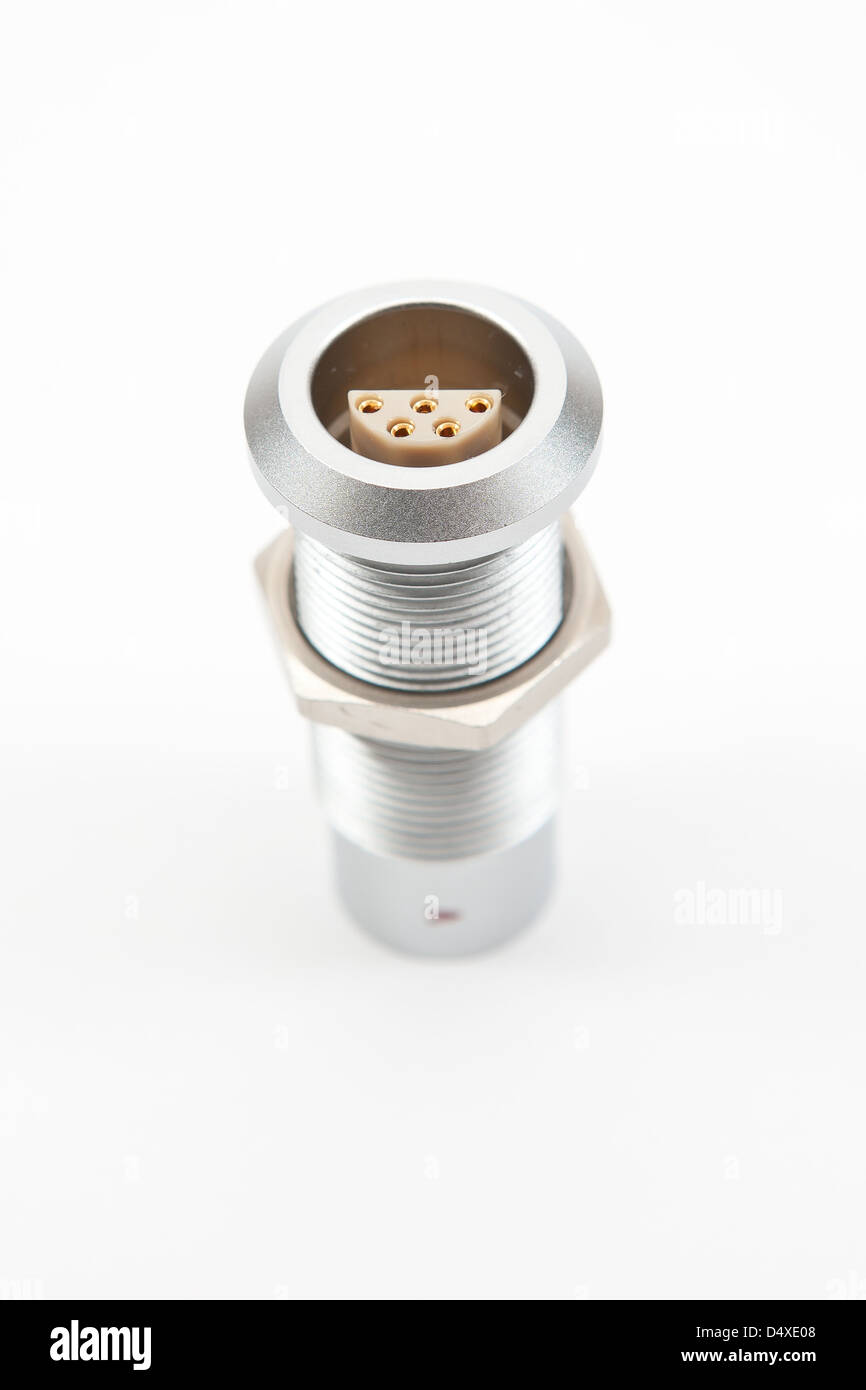 Vacuum Ceramic seal electrical feedthroughs lemo Stock Photo - Alamy