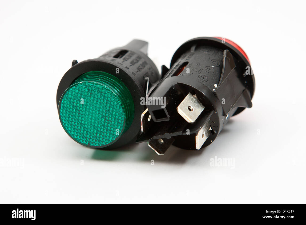 Start and stop button for electronic device Stock Photo - Alamy