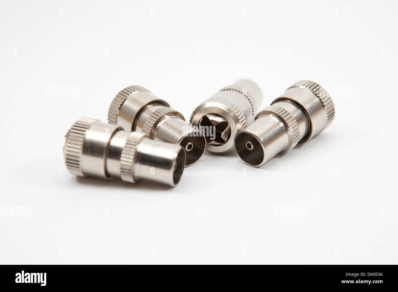 TV Aerial connectors RF coaxial connector designed by Belling & Lee Ltd ...