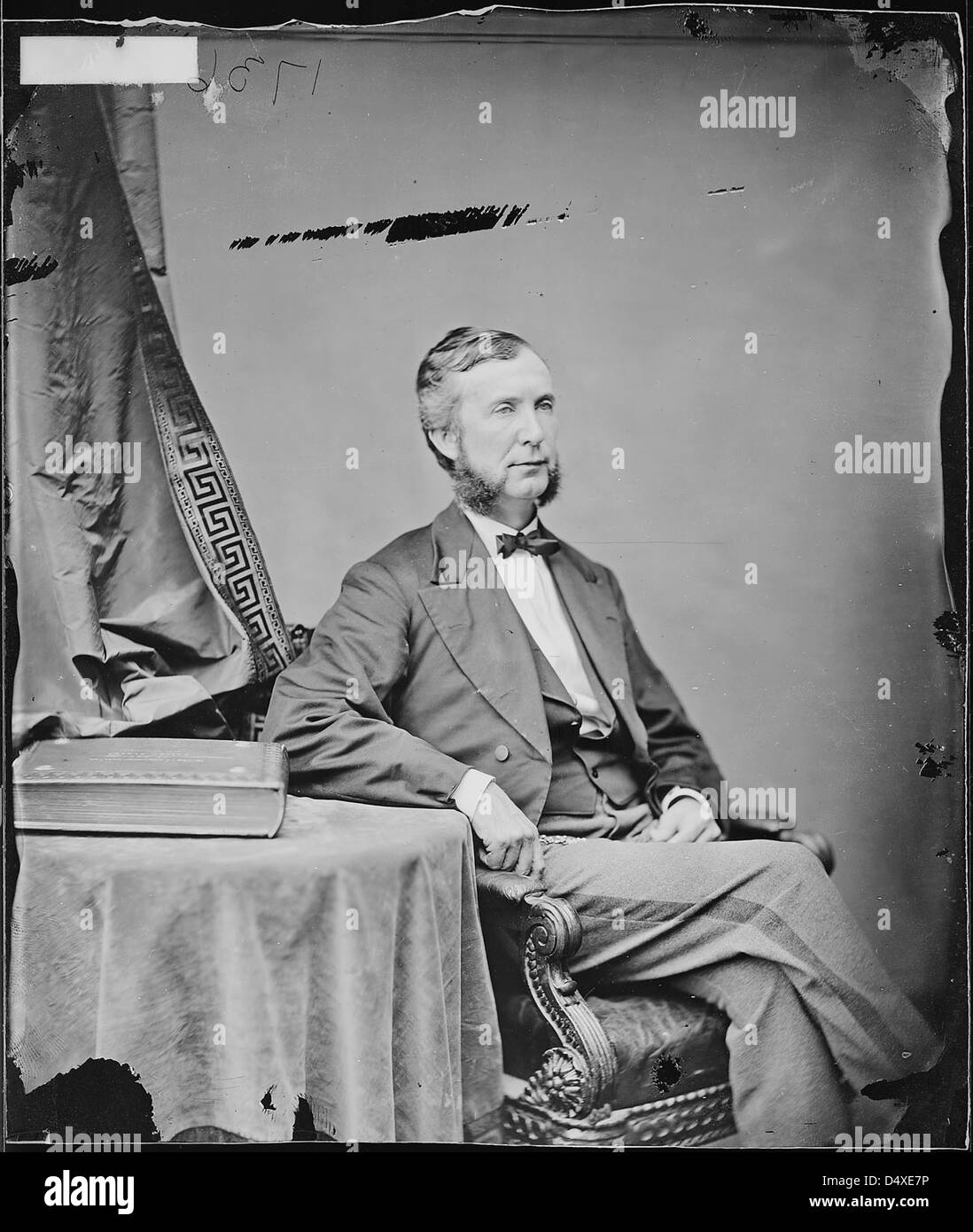 A Civil War-era portrait of a distinguished gentleman, captured by ...