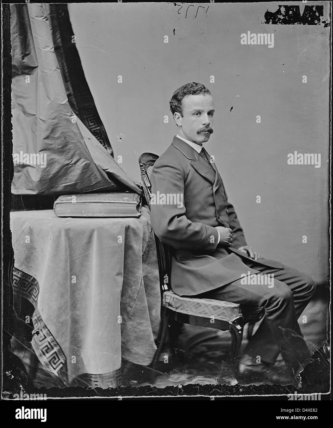 A portrait of a gentleman from the Civil War era, captured by Mathew ...