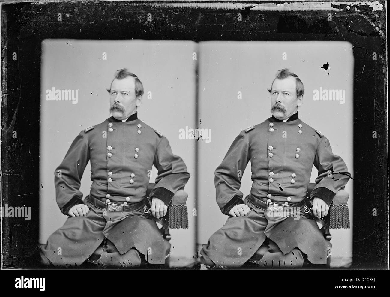 This portrait by Mathew Brady captures General Thomas C. Devin during ...