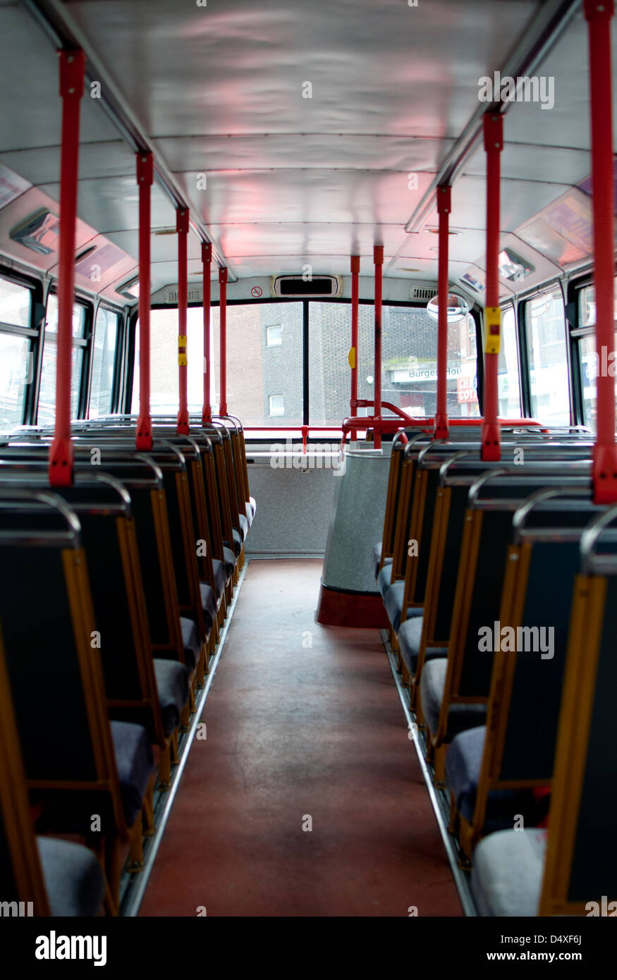 Double decker bus interior hi-res stock photography and images - Alamy