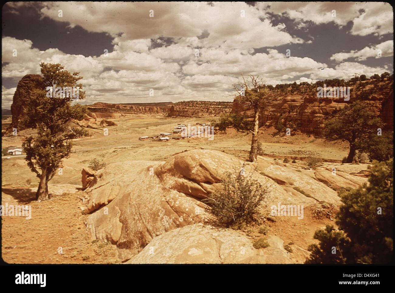 A Navajo Community Stock Photo - Alamy
