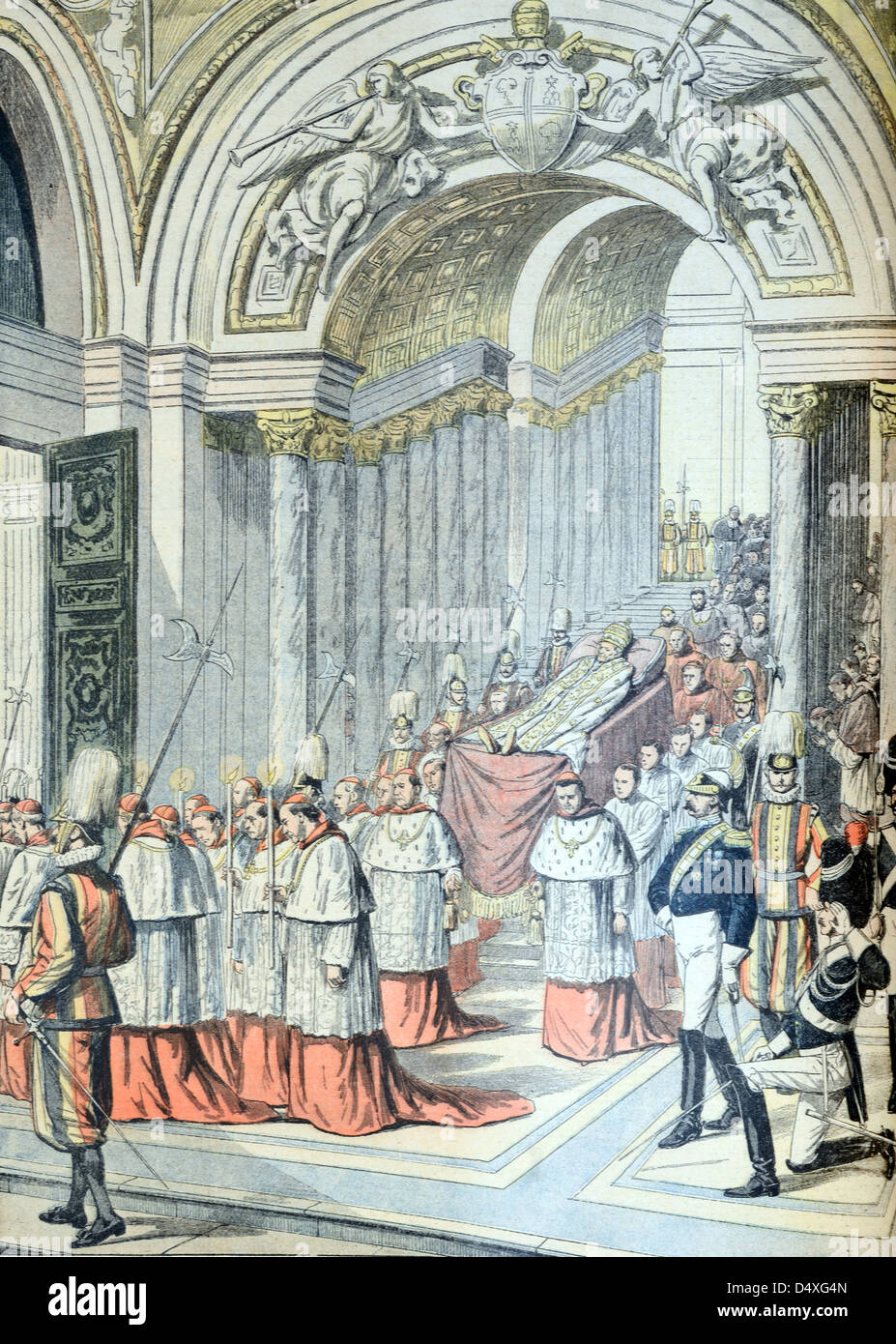 Rome funeral pope leo xiii hi-res stock photography and images - Alamy