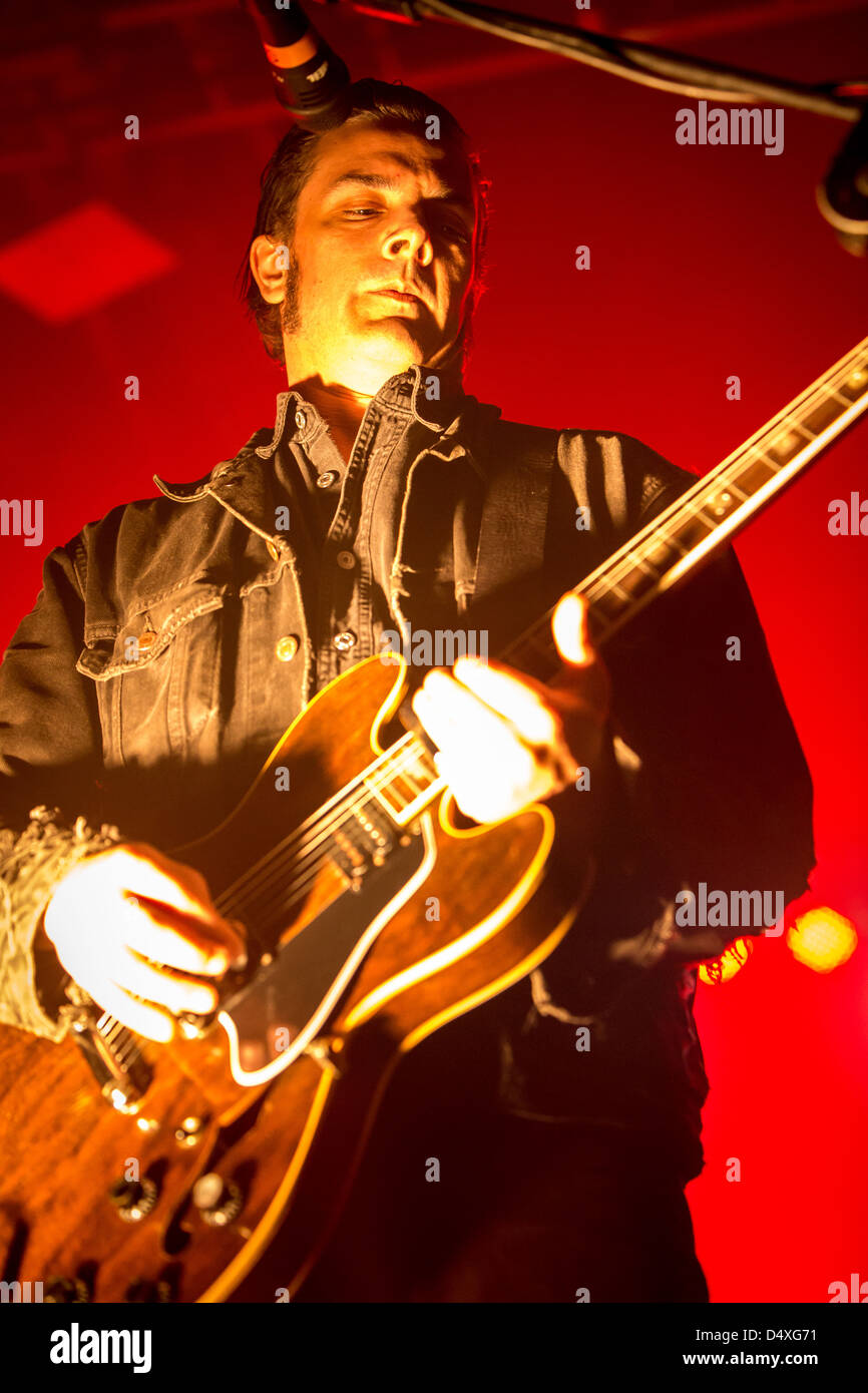 March 18, 2013 - The Black Rebel Motorcycle Club, alternative rock band ...