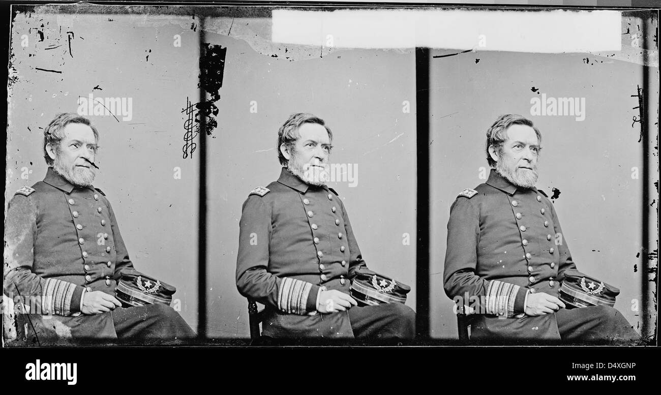 A portrait of Commodore Andrew H. Foote, a significant figure in the ...