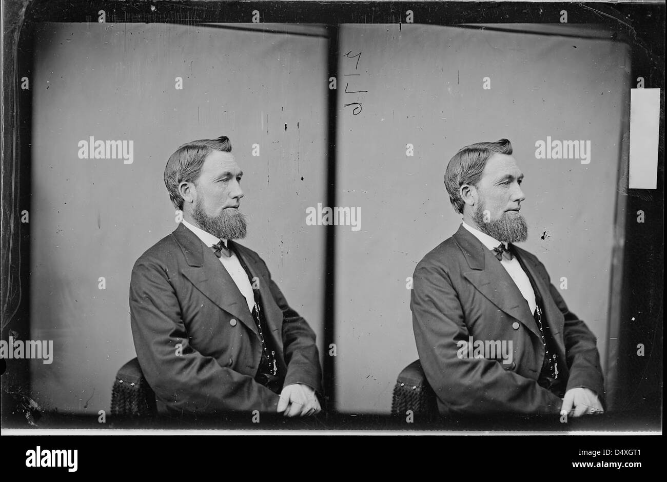 A photograph of a gentleman from the Civil War era, taken by Mathew ...