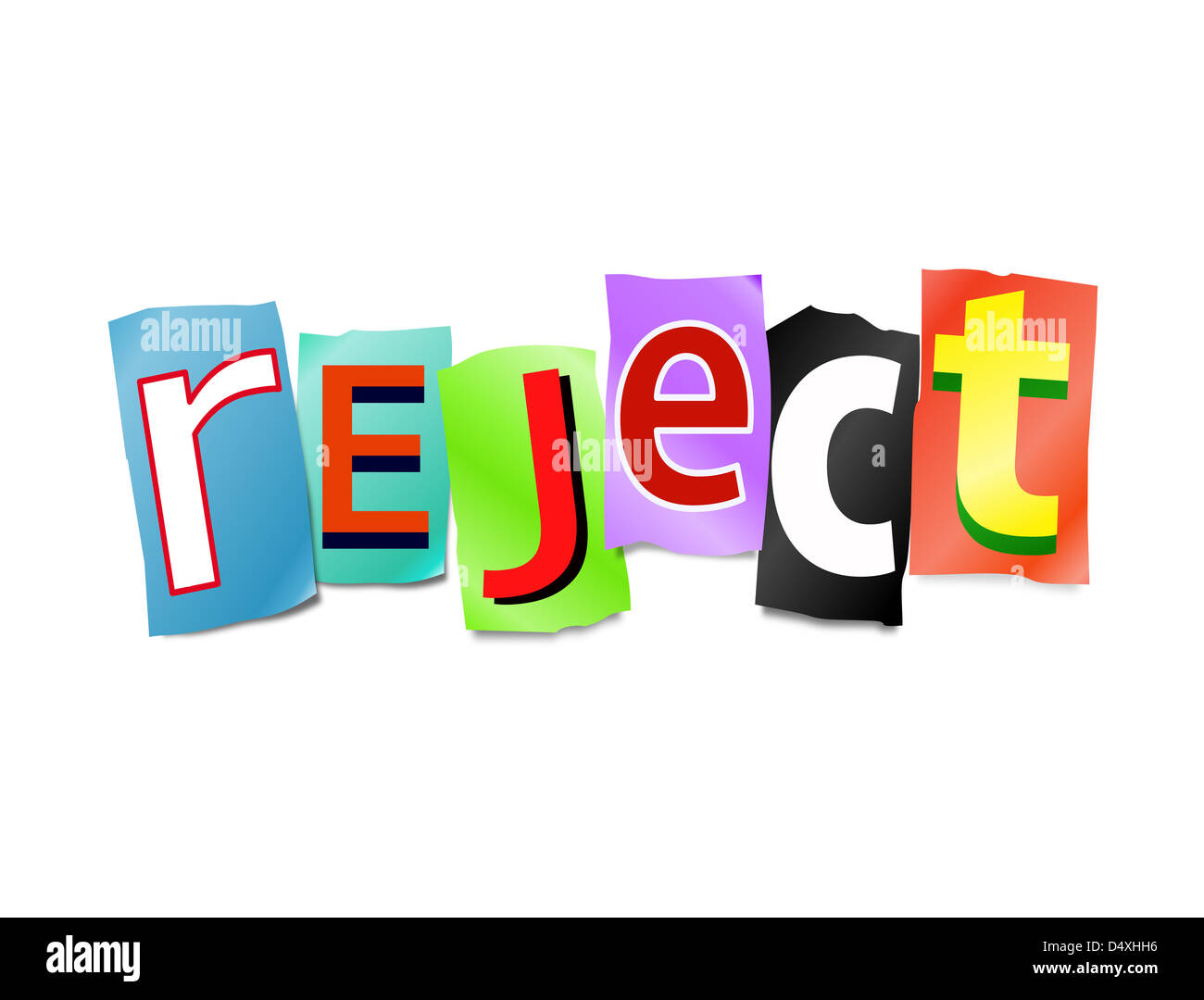 Reject word hi-res stock photography and images - Alamy