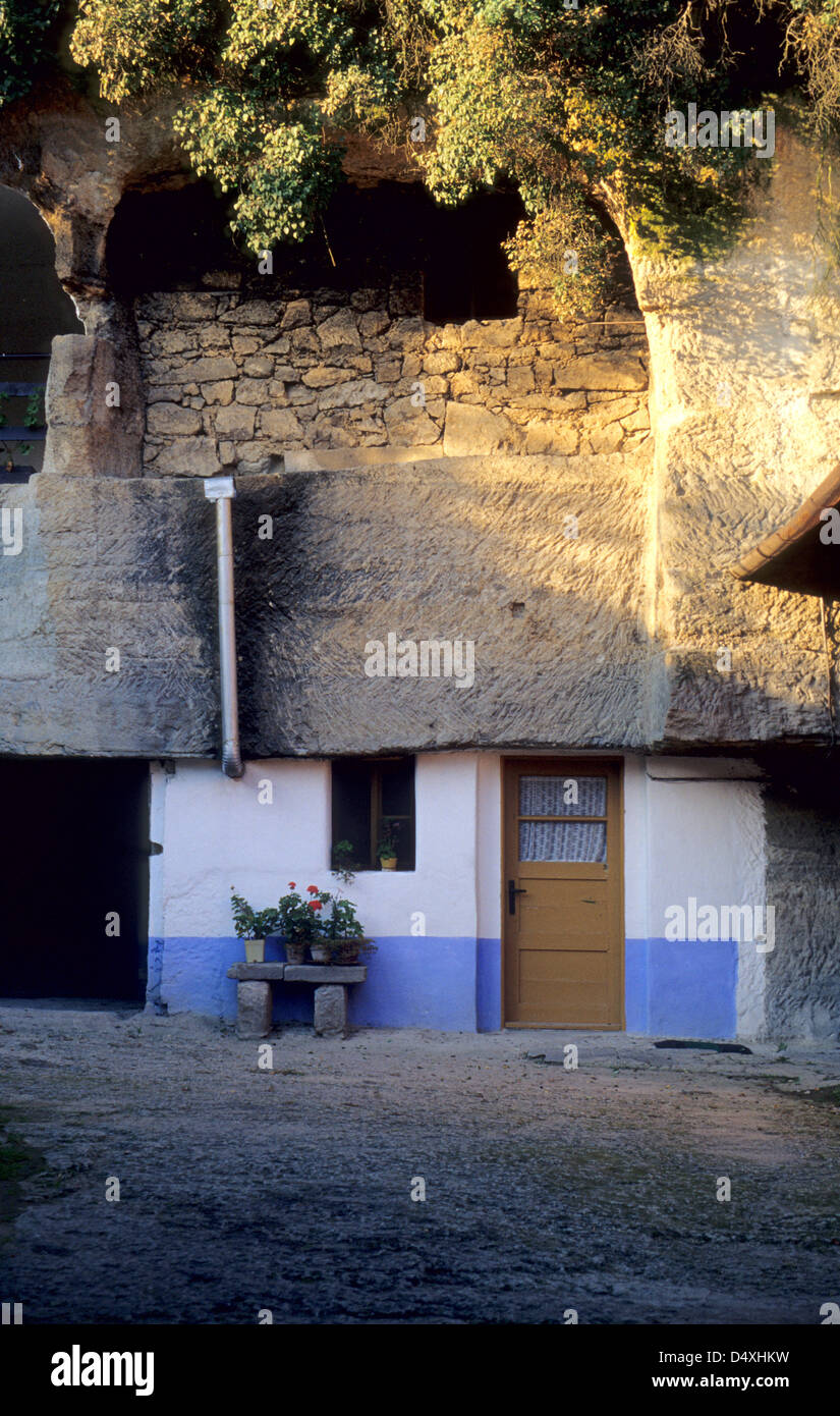 Old rural cave house in Brhlovce, Hont region, Slovakia Stock Photo - Alamy