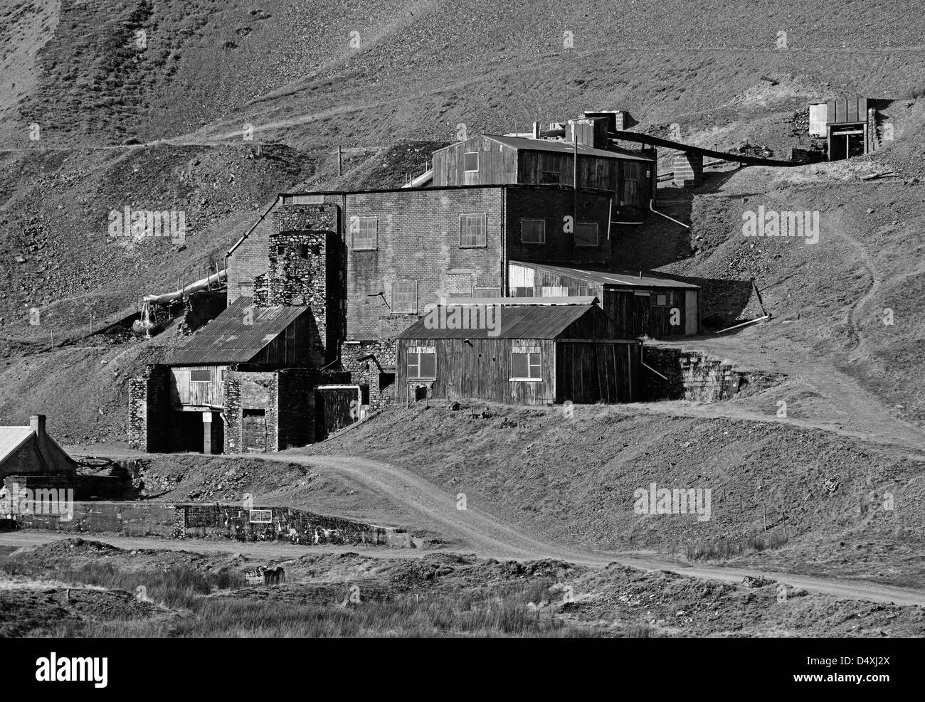 Mill Buildings, Force Crag Mine. Coledale, Lake District National Park ...
