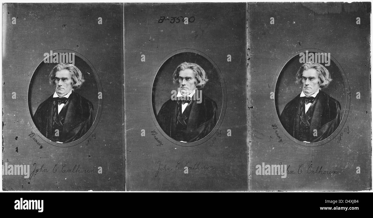 John c calhoun Black and White Stock Photos & Images - Alamy
