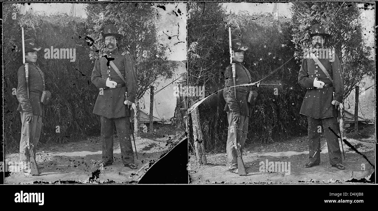 Officer And Soldier Stock Photo Alamy