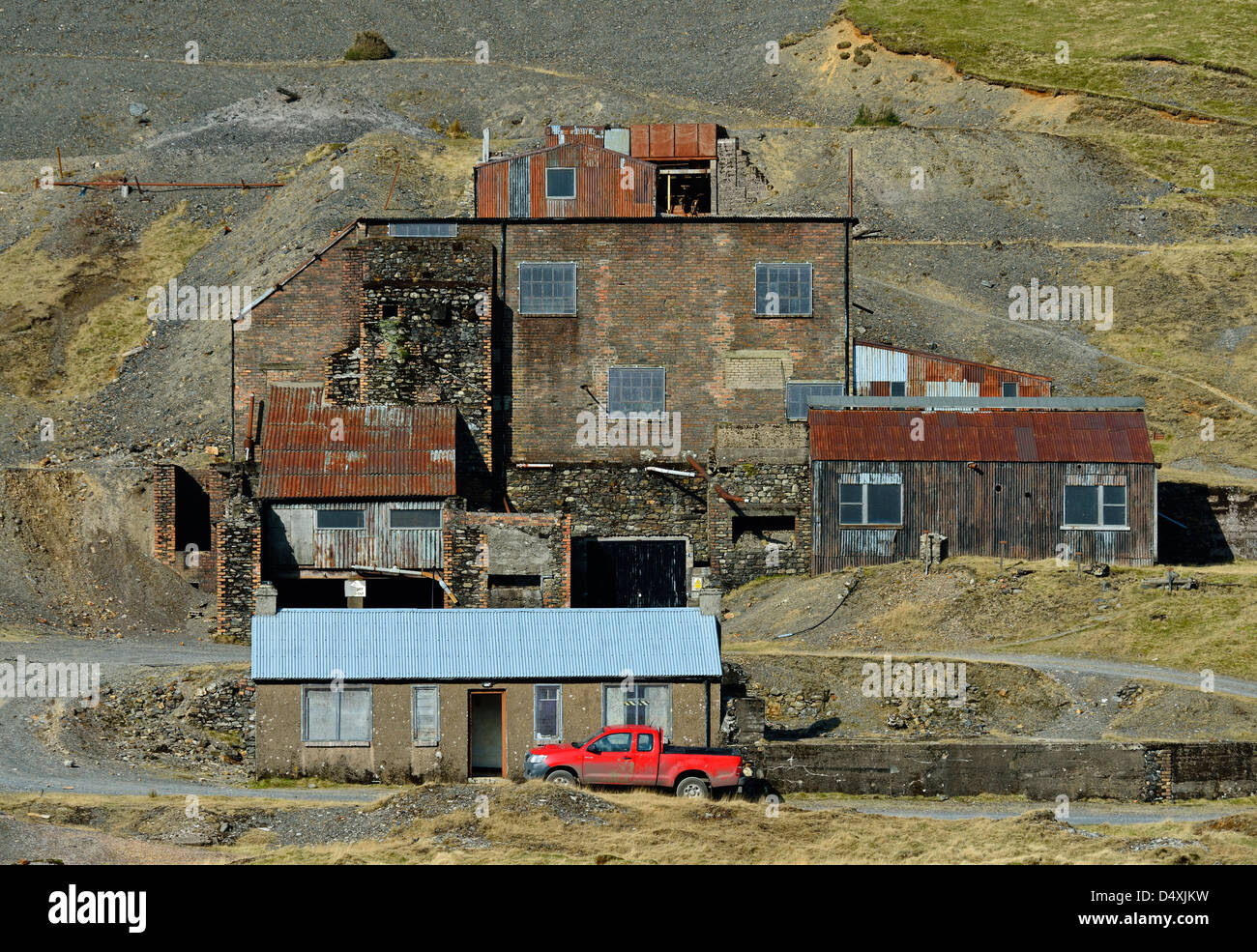 Mill Buildings, Force Crag Mine. Coledale, Lake District National Park ...