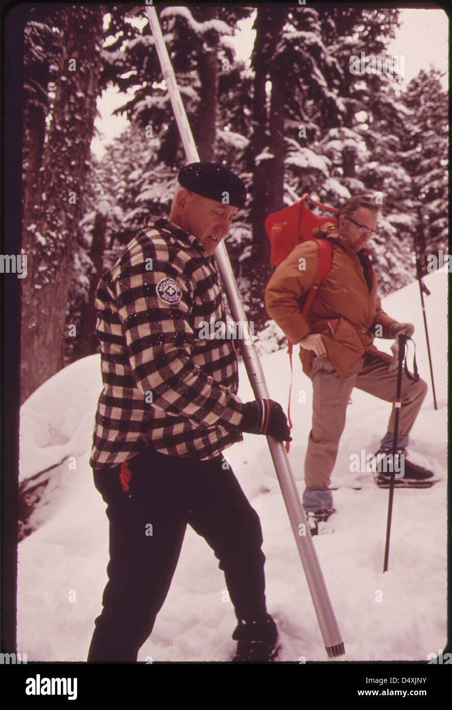 Photograph of the Crag Rats Climbing Club conducting winter snow ...