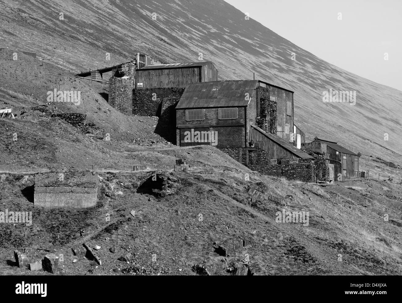 Mill Buildings, Force Crag Mine. Coledale, Lake District National Park ...